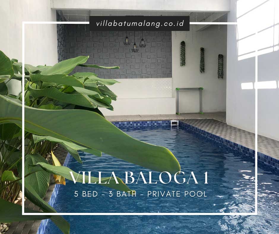 Villa Dekat Batu Flower Garden, Villa Baloga 1 - Villa Batu Malang