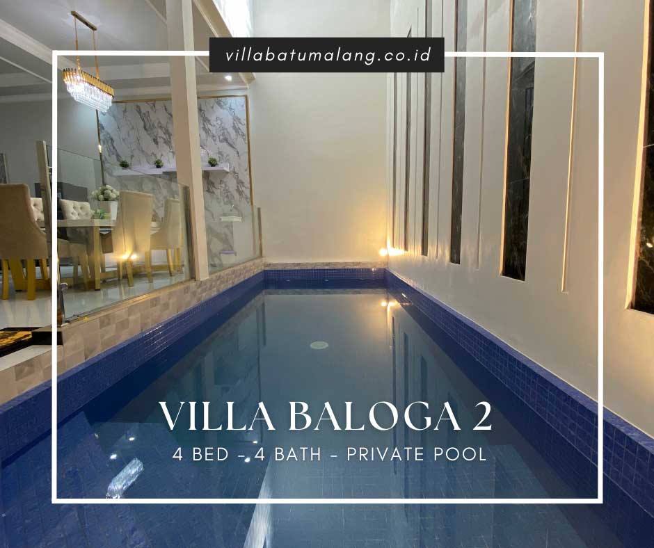 Villa 4 Kamar Dekat Baloga, Villa Baloga 2 - Villa Batu Malang