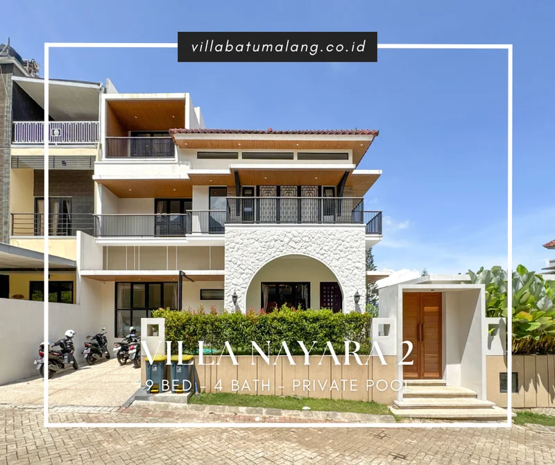 Villa 9 Kamar Dekat Museum Angkut, Villa Nayara 2 - Villa Batu Malang